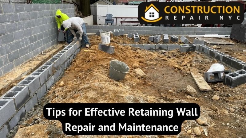 Tips for Effective Retaining Wall Repair and Maintenance | Construction ...
