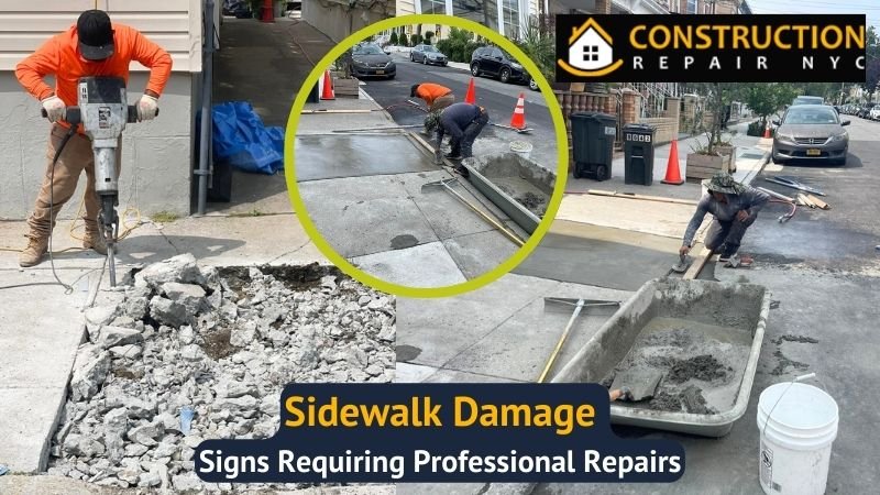 Sidewalk Damage Signs Requiring Professional Repairs | Construction ...