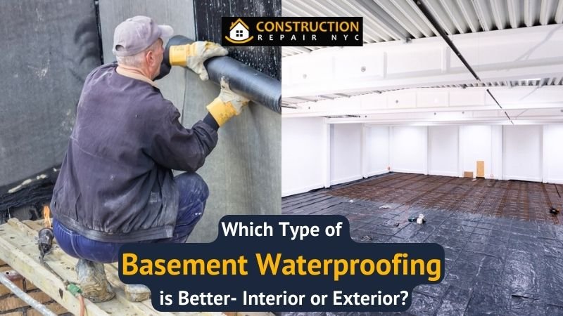 Which Type of Basement Waterproofing is Better- Interior or Exterior ...